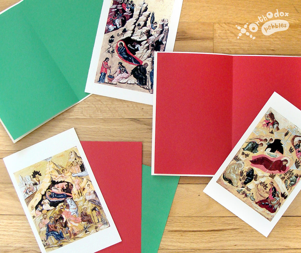 Craft: DIY Orthodox Christmas cards – Orthodox Pebbles