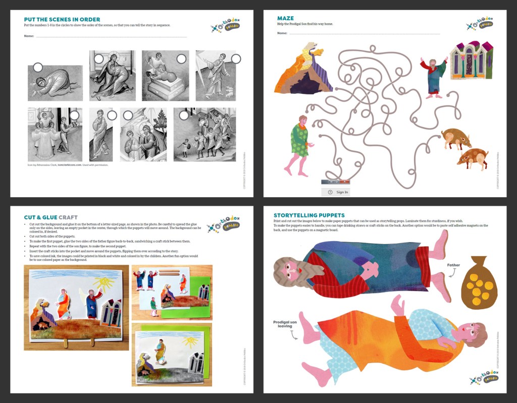 The Parable of the Prodigal Son – Orthodox Pebbles