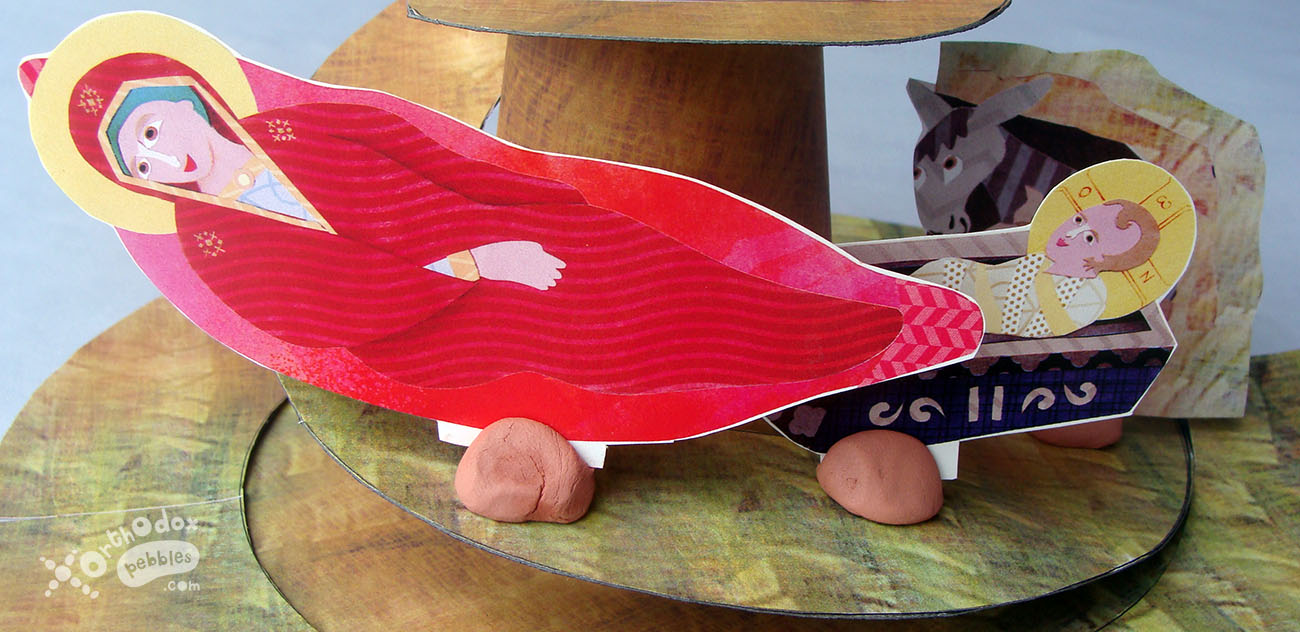 Craft: 3D Nativity Scene – Orthodox Pebbles