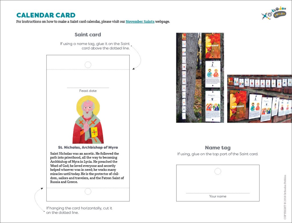 Saint Nicholas, Archbishop of Myra – Orthodox Pebbles