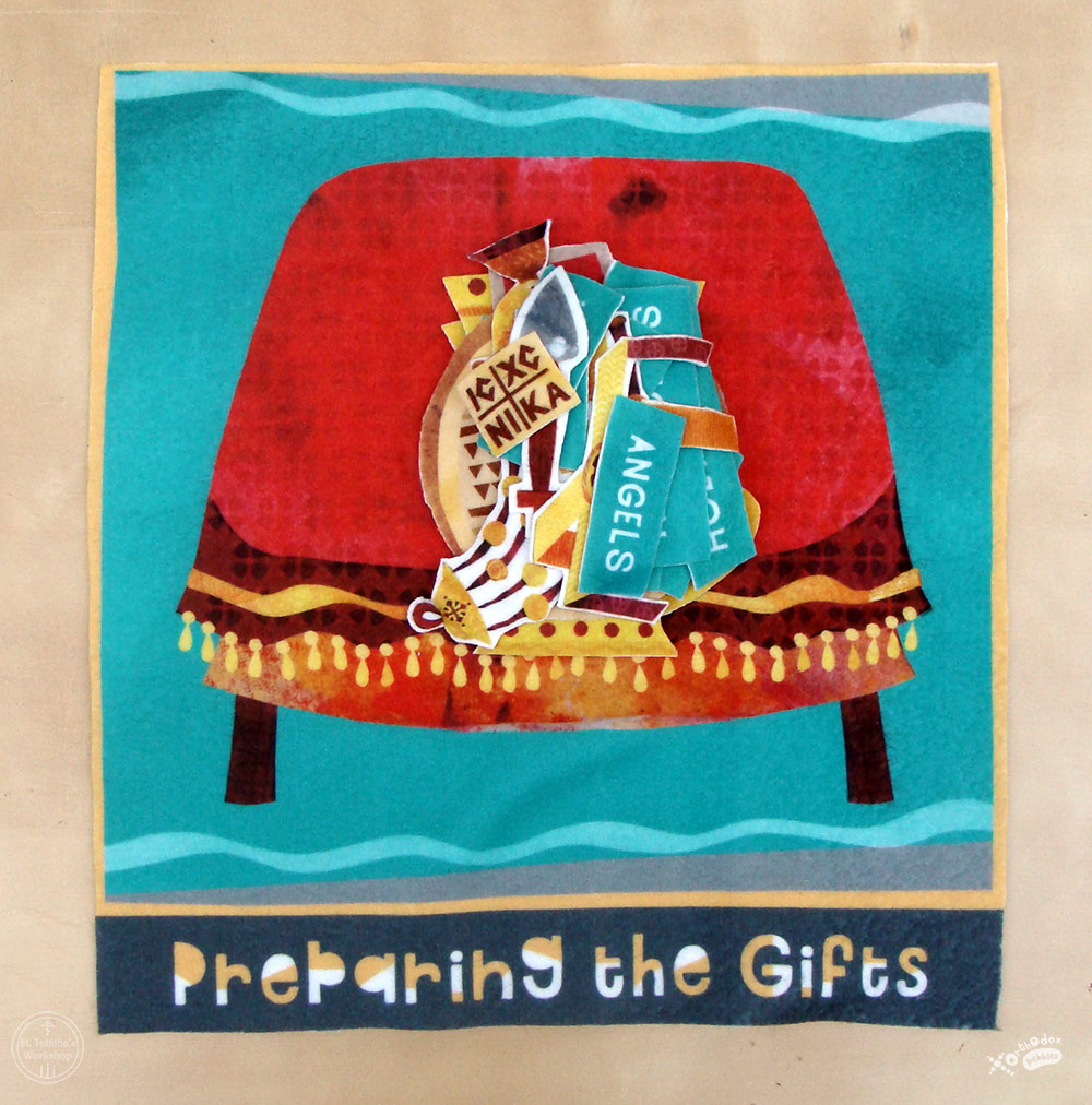 Preparing the Gifts – Orthodox Pebbles