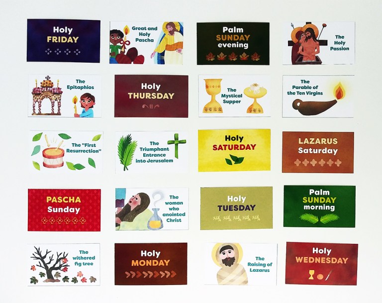 HOLY WEEK: Printable resources – Orthodox Pebbles