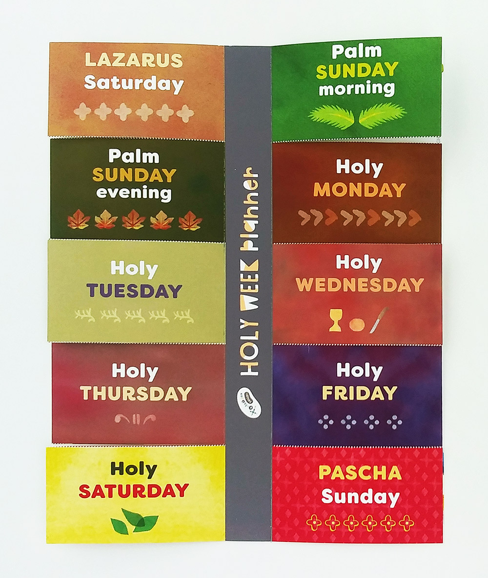 HOLY WEEK: Printable resources – Orthodox Pebbles
