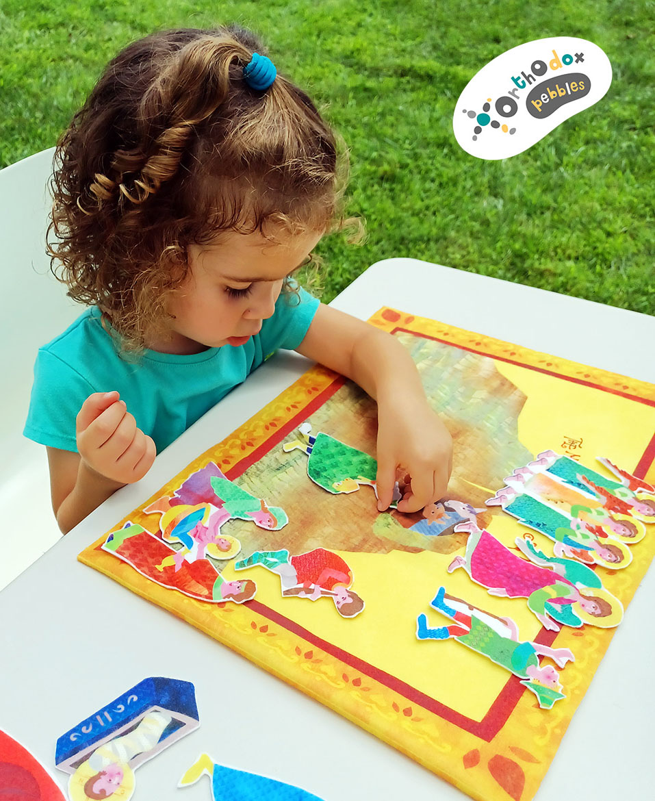 The Nativity of Christ: Fabric Learning Set – Orthodox Pebbles