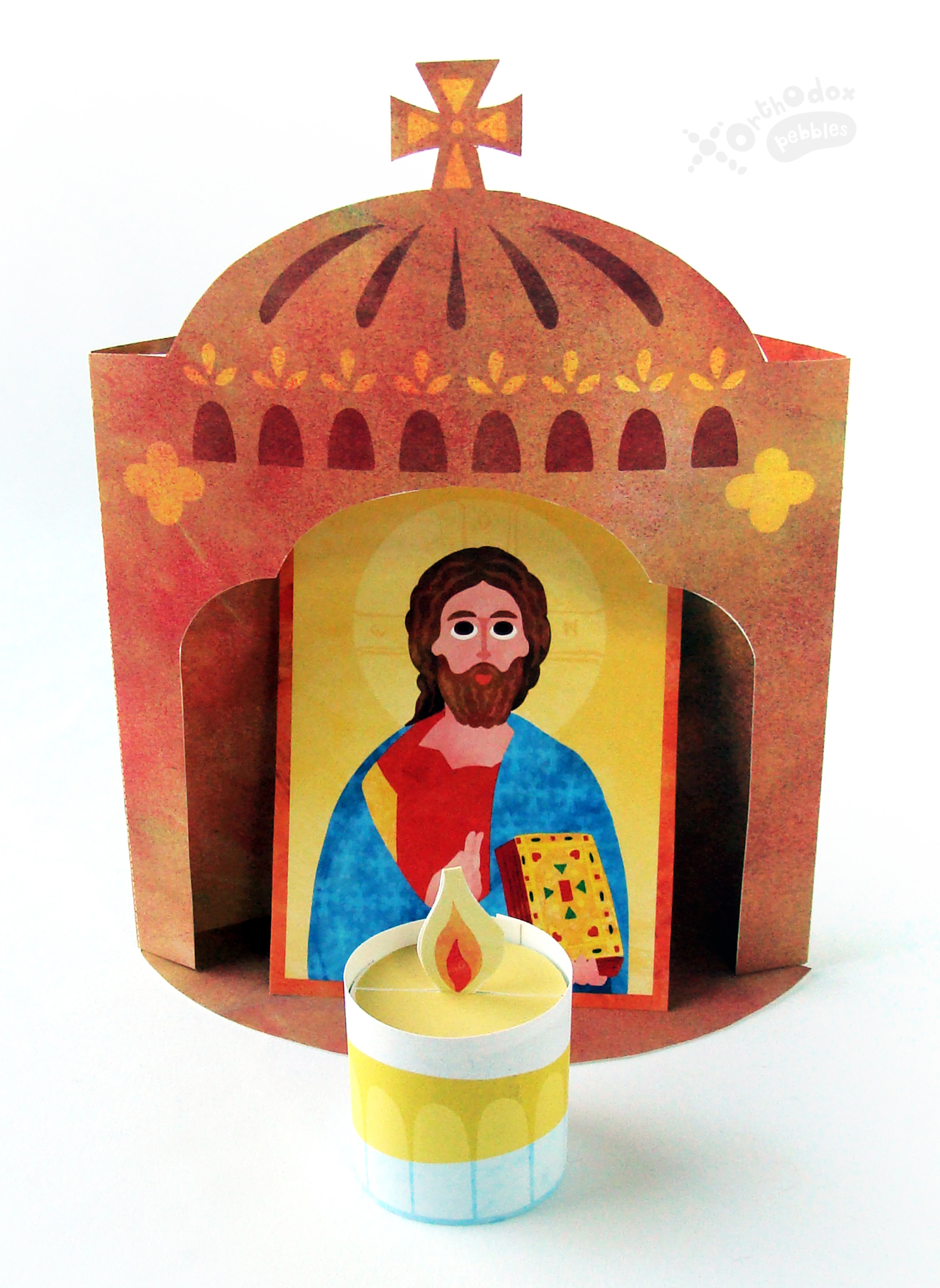 GREAT LENT CRAFT KIT TUTORIAL: Sunday of Orthodoxy – Orthodox Pebbles