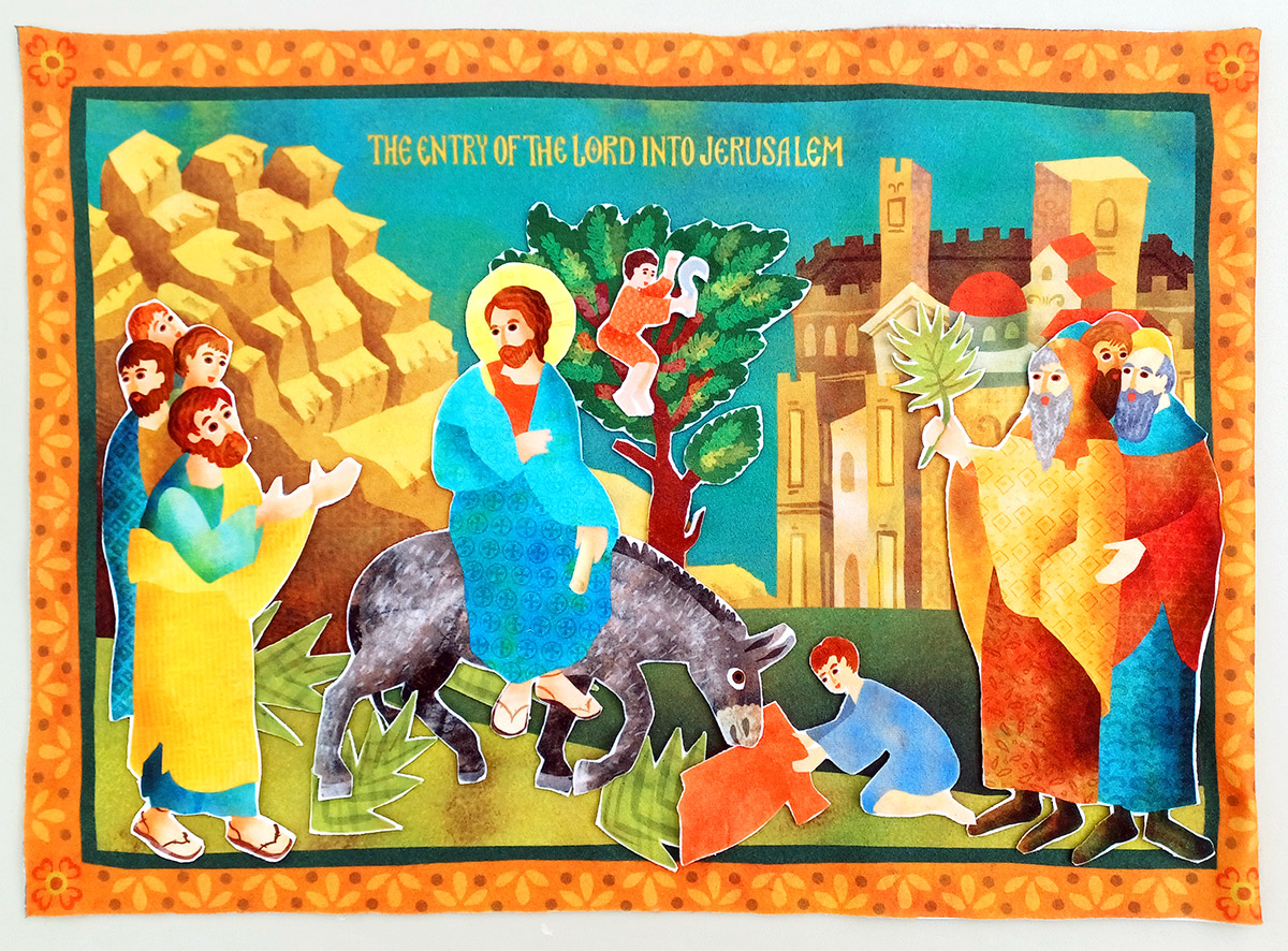 Palm Sunday: DIY Fabric Learning Set – Orthodox Pebbles